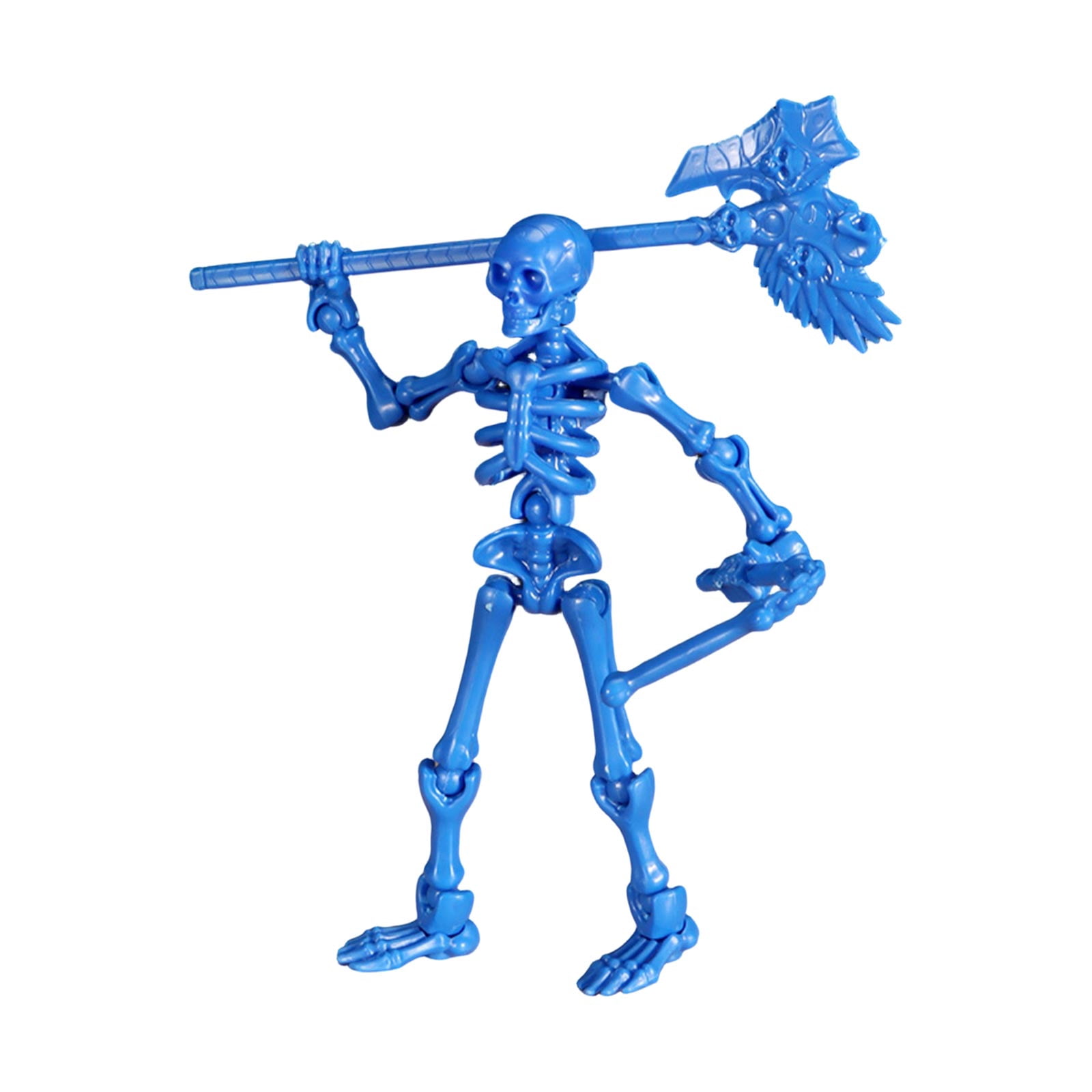 Action Figure 3D Printed Skeleton Action Figure Fully Articulated ...