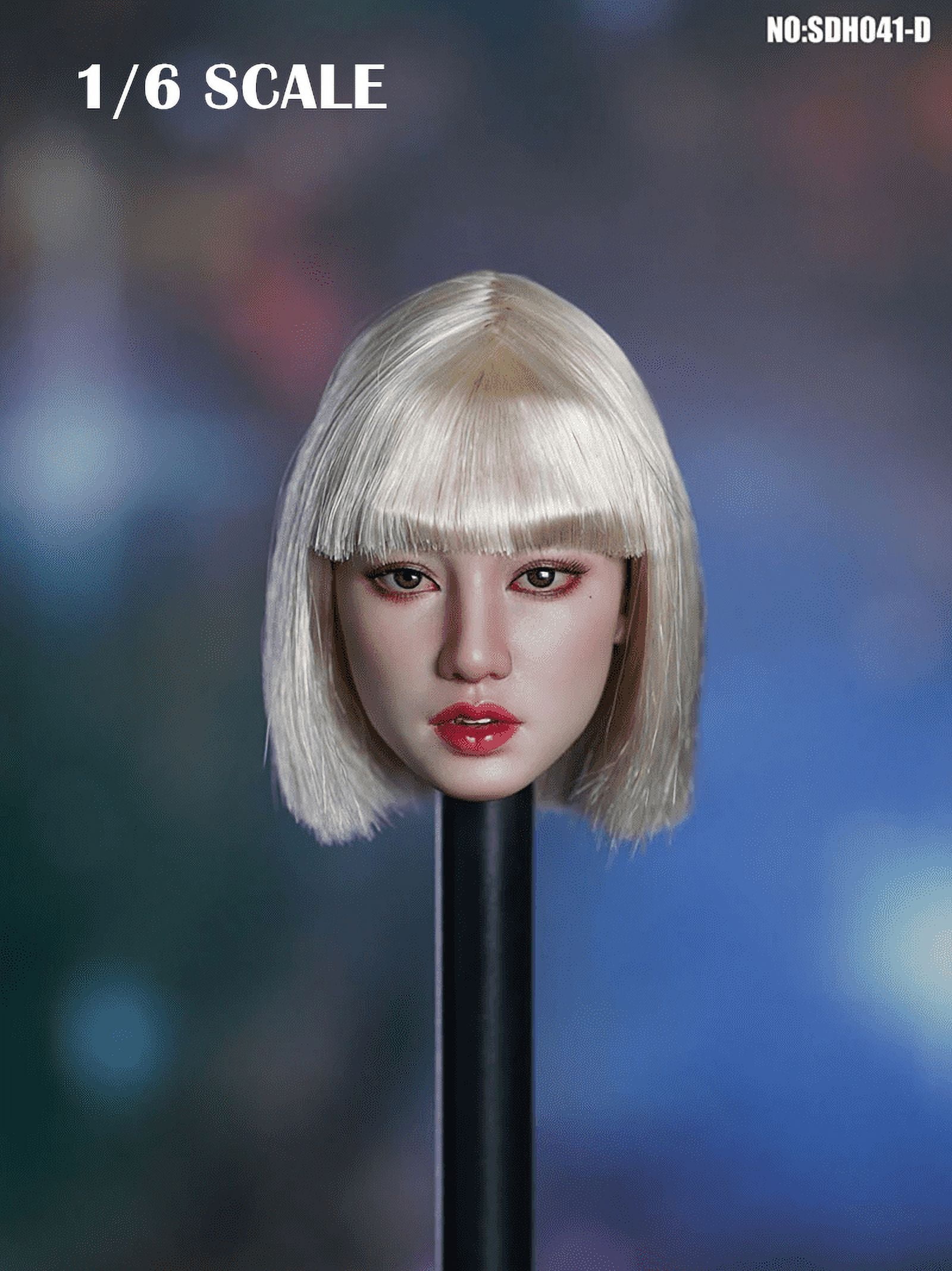 1/6 Scale Lisa Head Sculpt Carving Model Type-D Fit 12" TBLeague PH ...