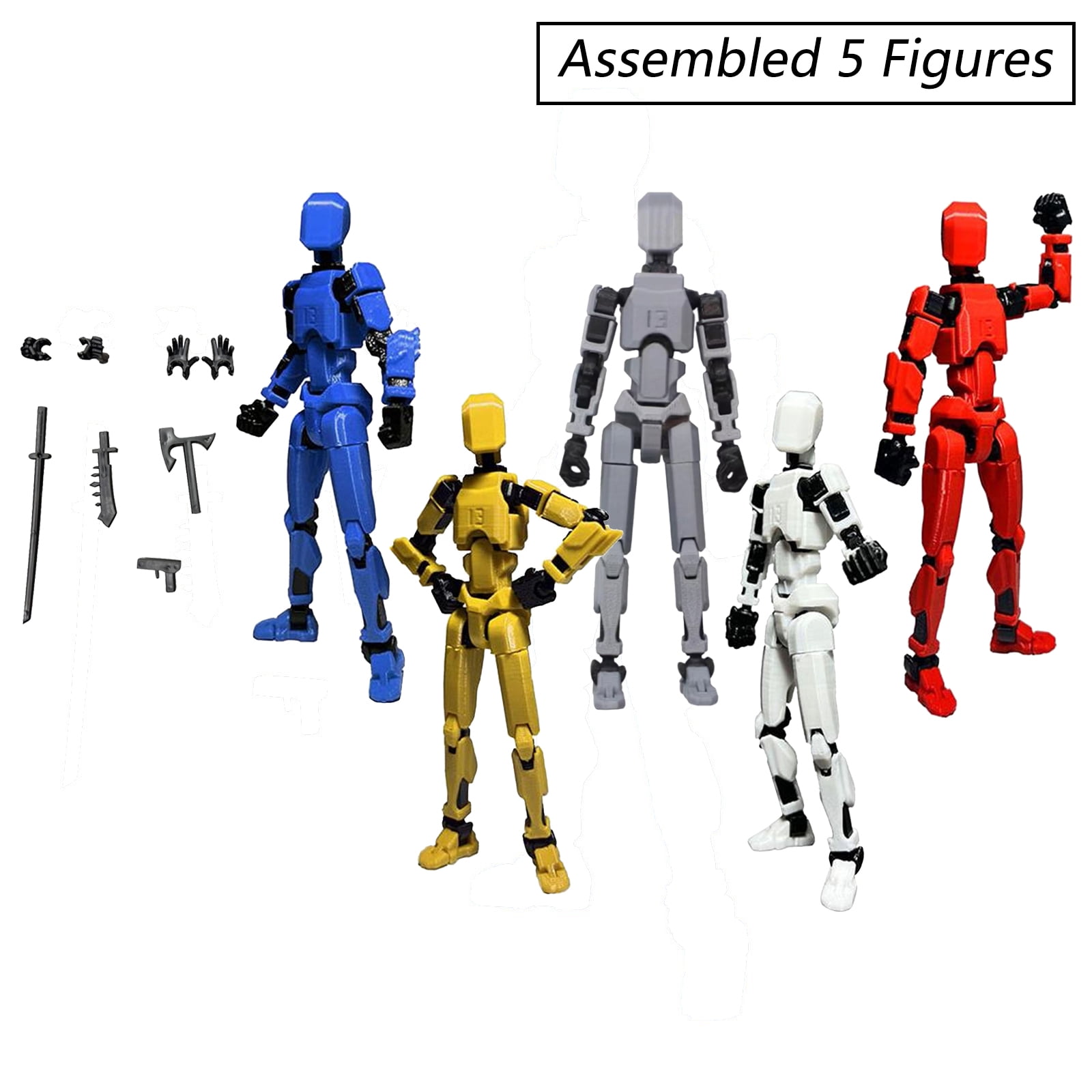 Action Figure Already Assembled 5.4 inch Titan Action Figures - 3D ...