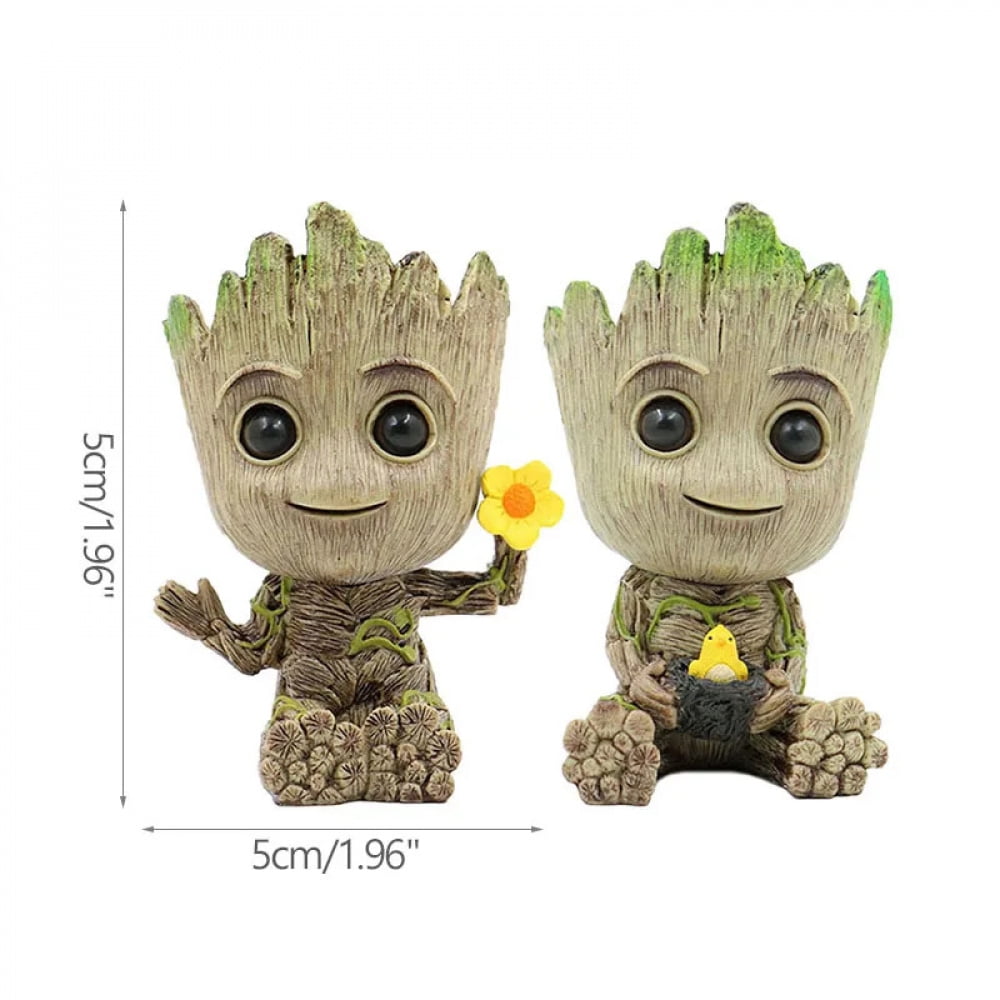 Action Figure Anime Mini Groot Decoration PVC Collection Figurine Toy ...