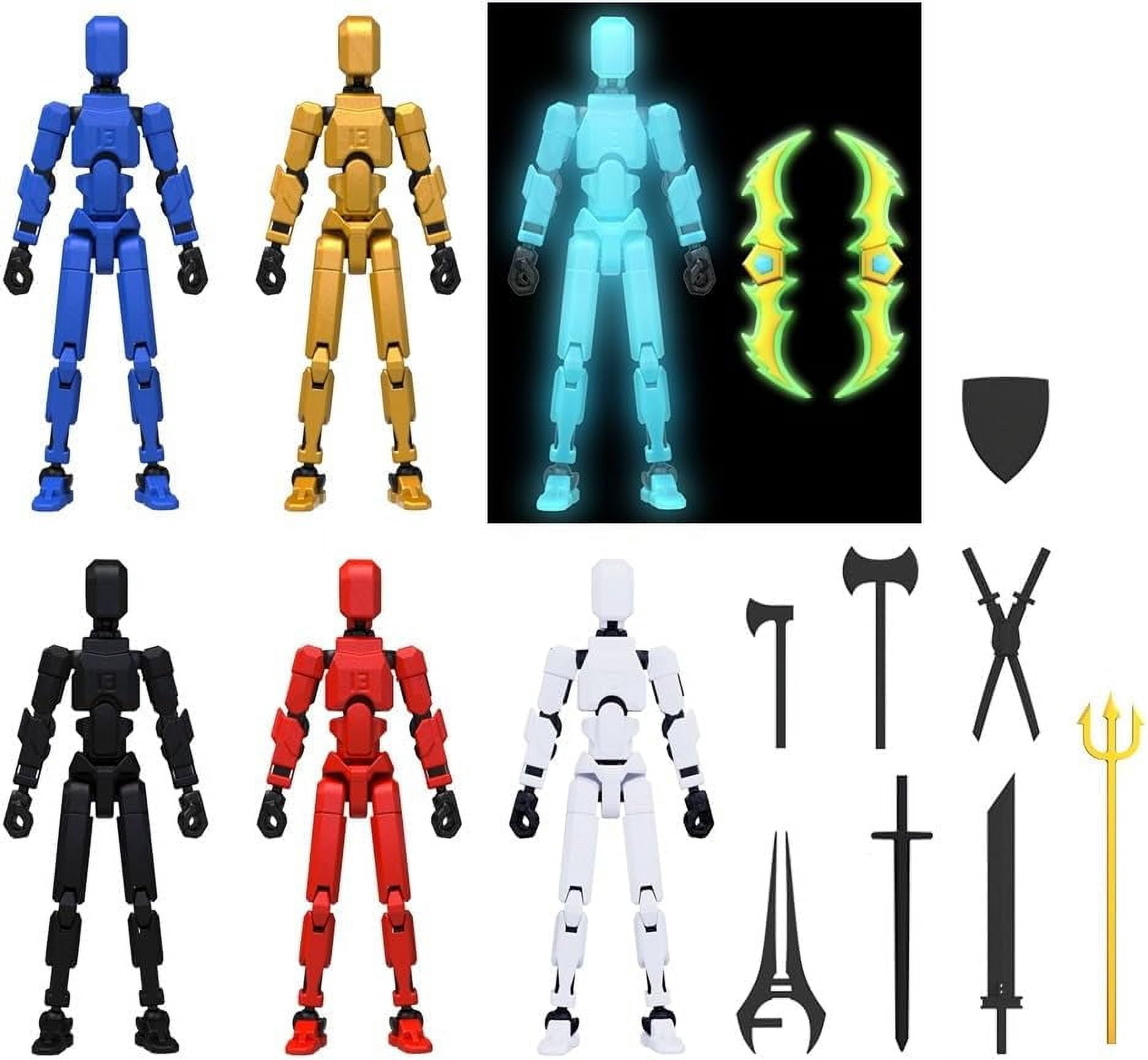 Action Figure,Assembly Completed Dummy Nova Lucky Action Figure 3D ...