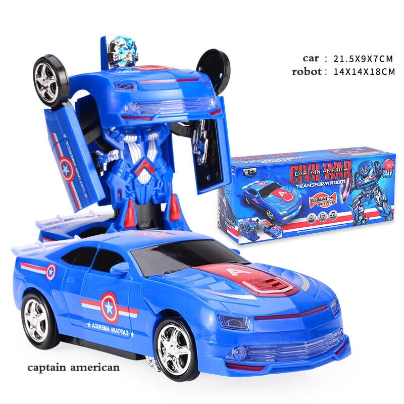Action Figure Cars Robot for Kids Remote Control - Walmart.com
