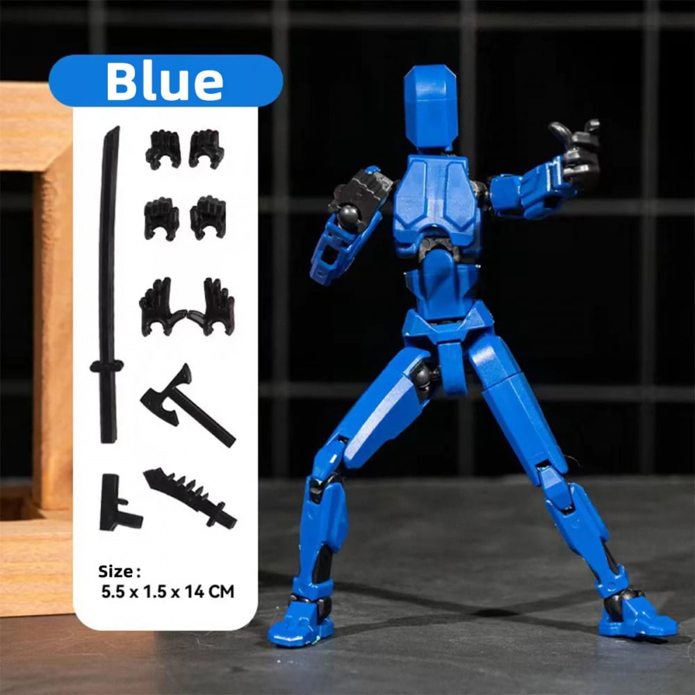 Action Figure Model Mini Action Figure Full Joint Robot Toy Movable Toy ...