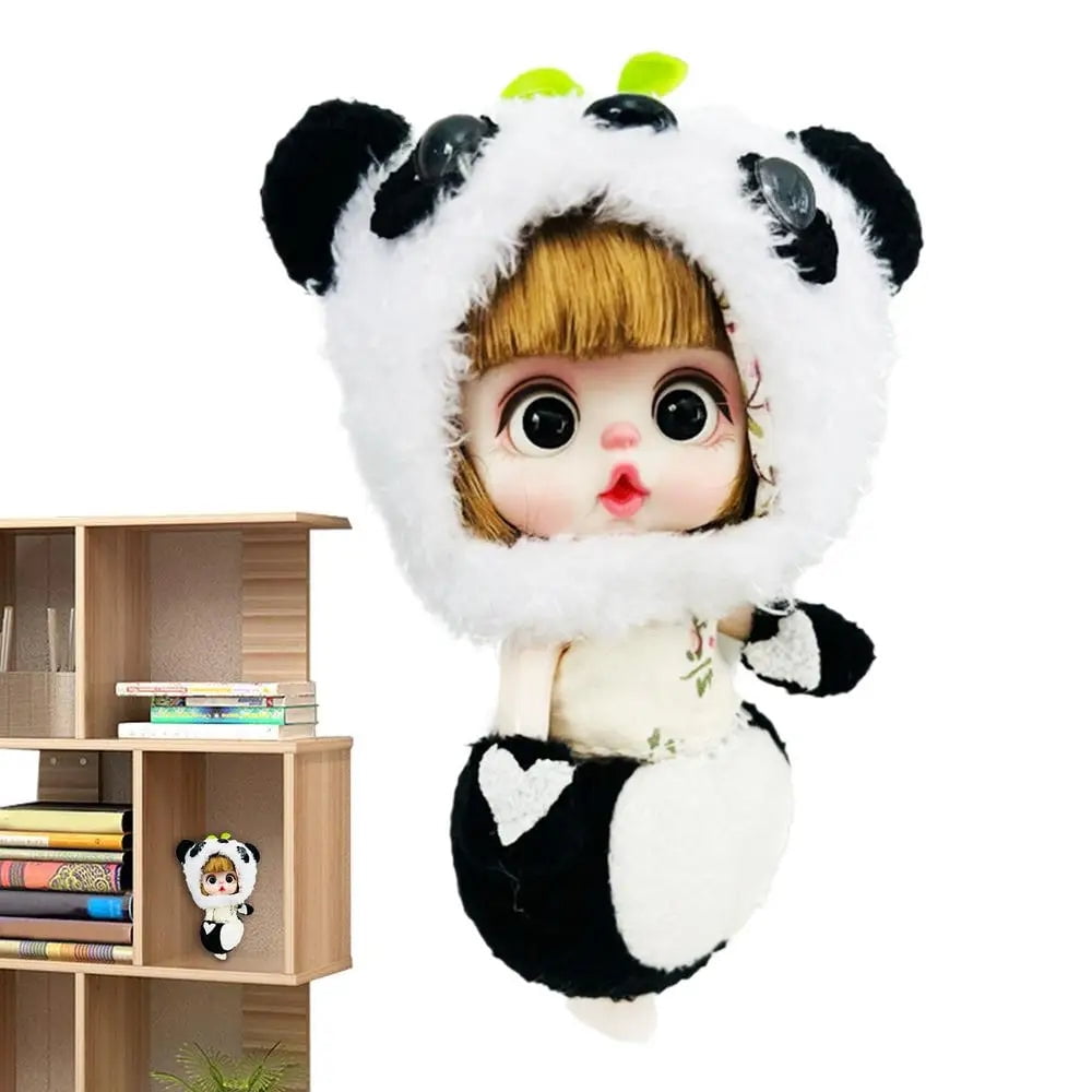 Action Figure Plush Posable Big Eyes Doll With Fashion Pajamas ...