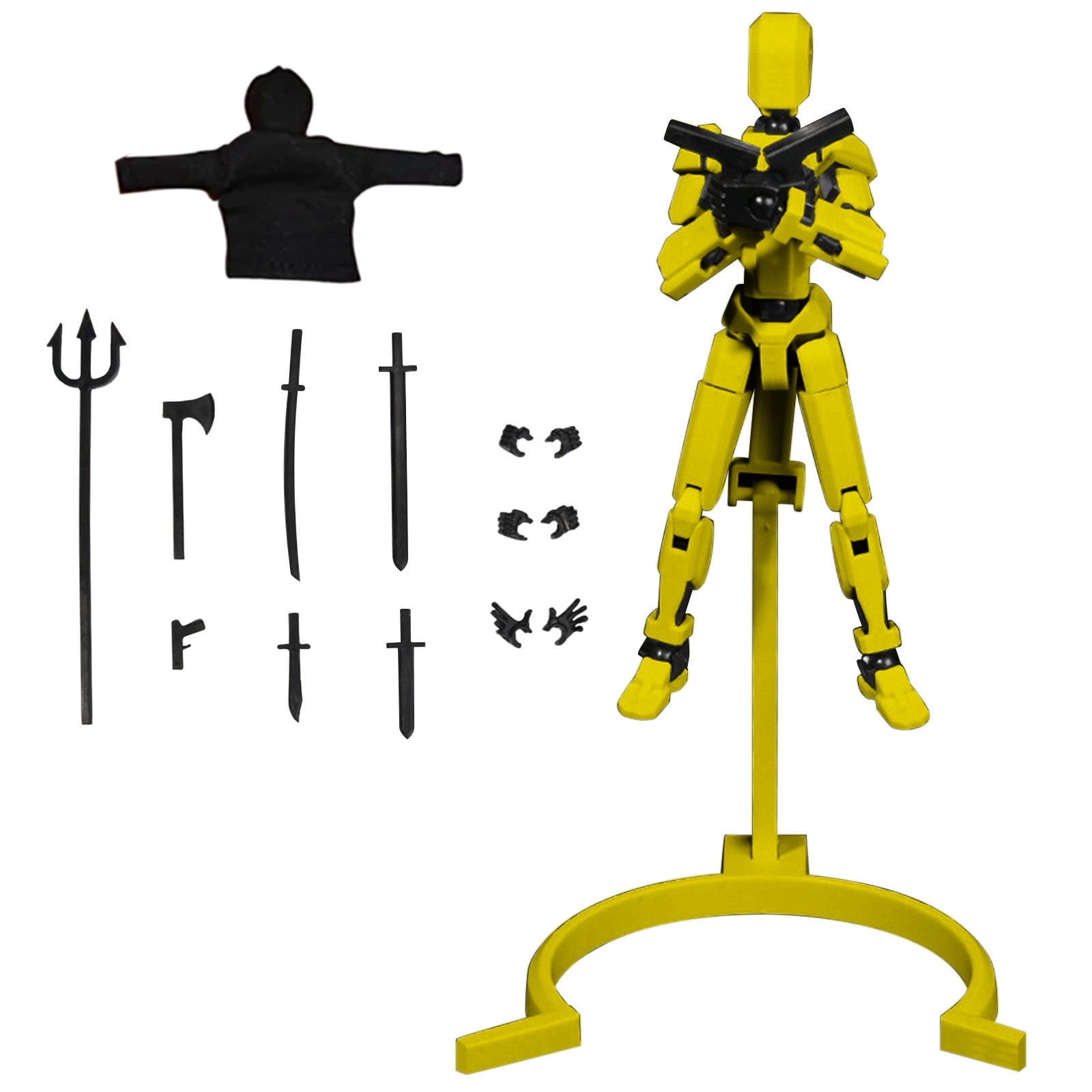 Action Figure Action Figure Printed Movable Articulated Robot, Dummy ...