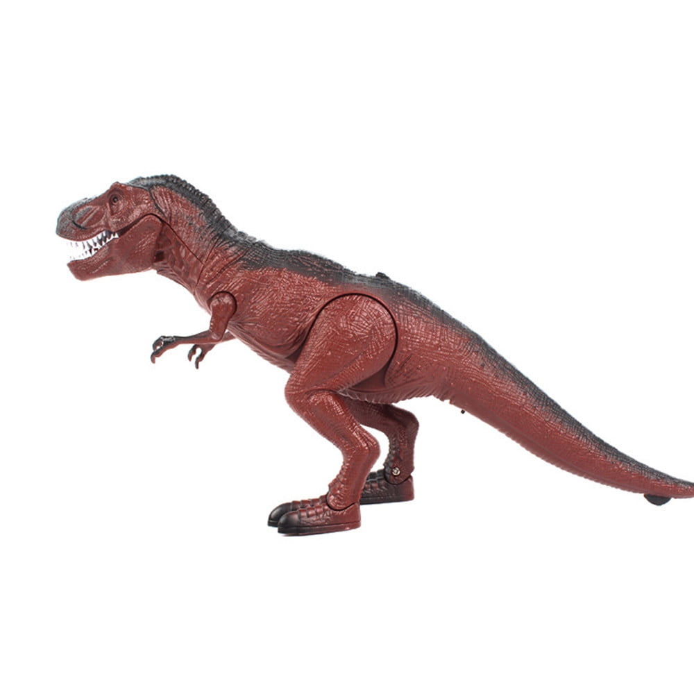 Action Figure Sound Toy Electric Light Up Control Walking Dinosaur ...