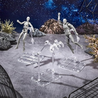 6 inch Action Figure Display Stand Shelf with Pegs for 1/12 MOTU/DC ...