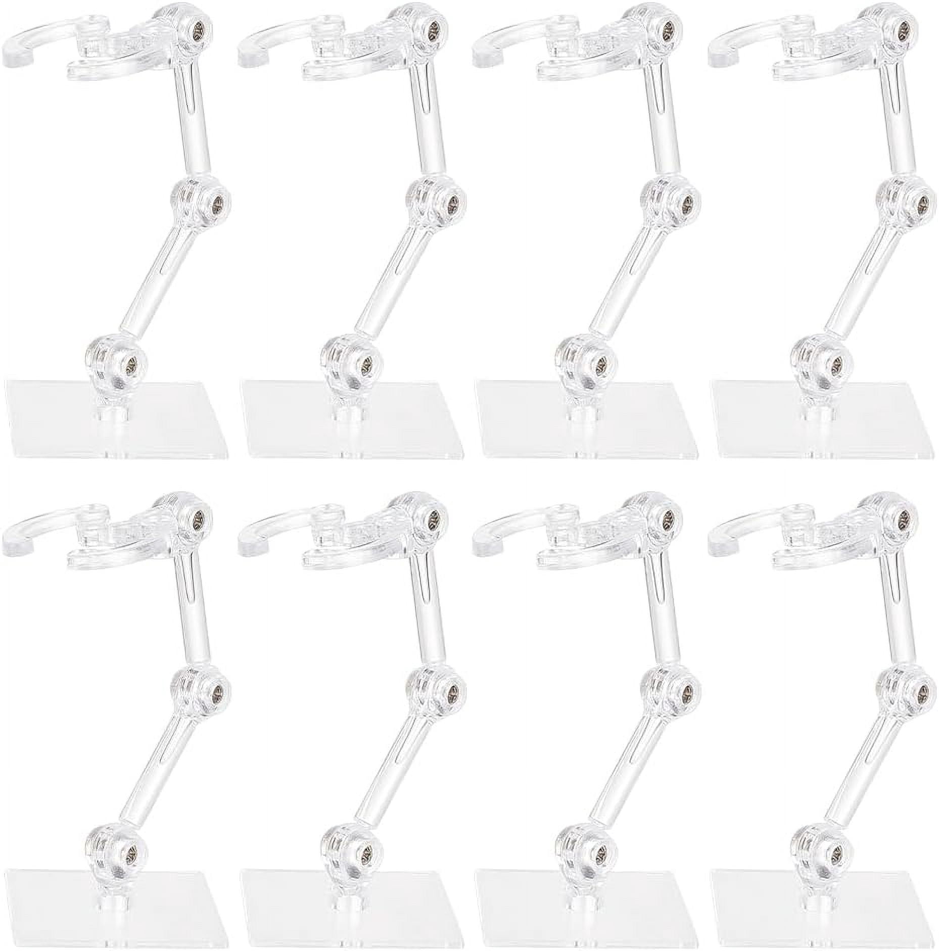 Action Figure Stand Clear 8 Pcs Doll Model Support Stands Stretch 8cm ...