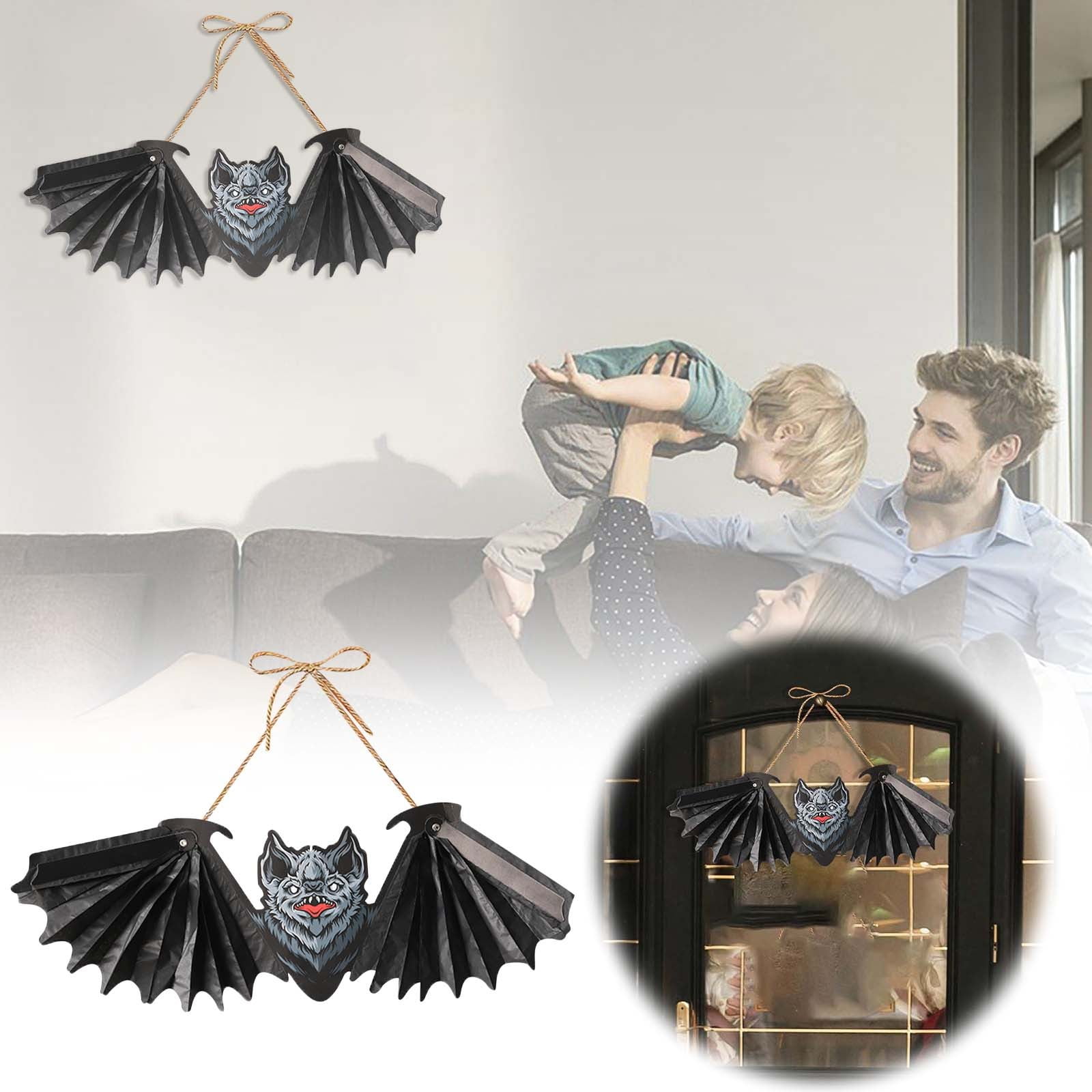 Action Figure Teardrop Party Decorations Honeycomb Hanging Bat Paper ...