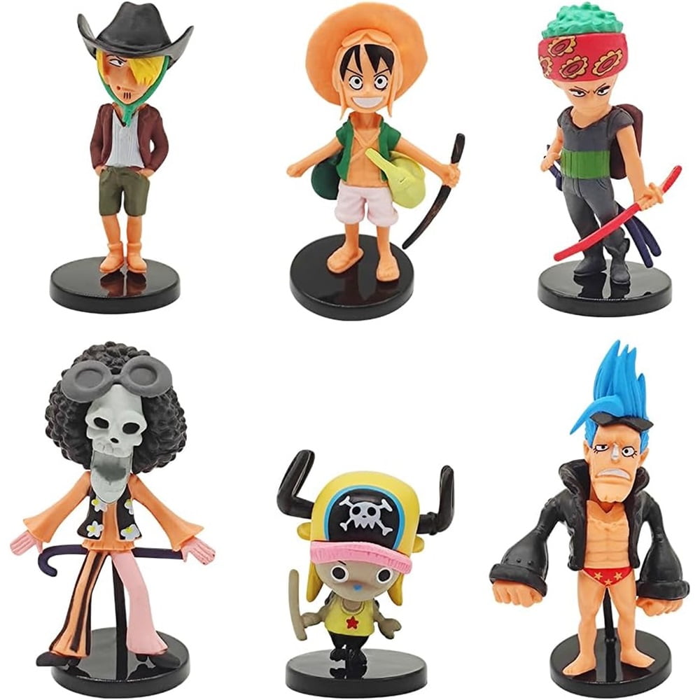 Action Figures, 6 PCS Anime Figurines, 2.8 inch PVC Mini Hero Statue as ...