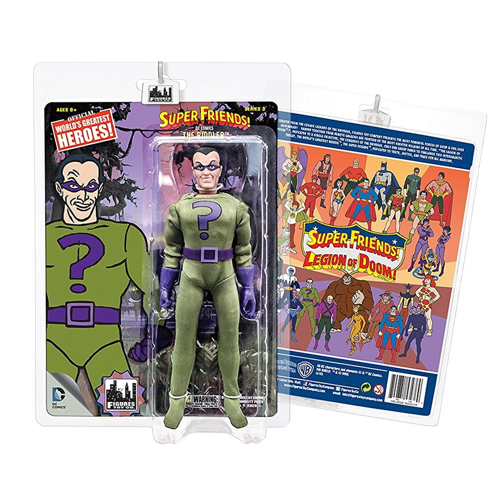 Action Figures - DC Superfriends Series 3 Riddler 8" DCSF303 - Walmart.com