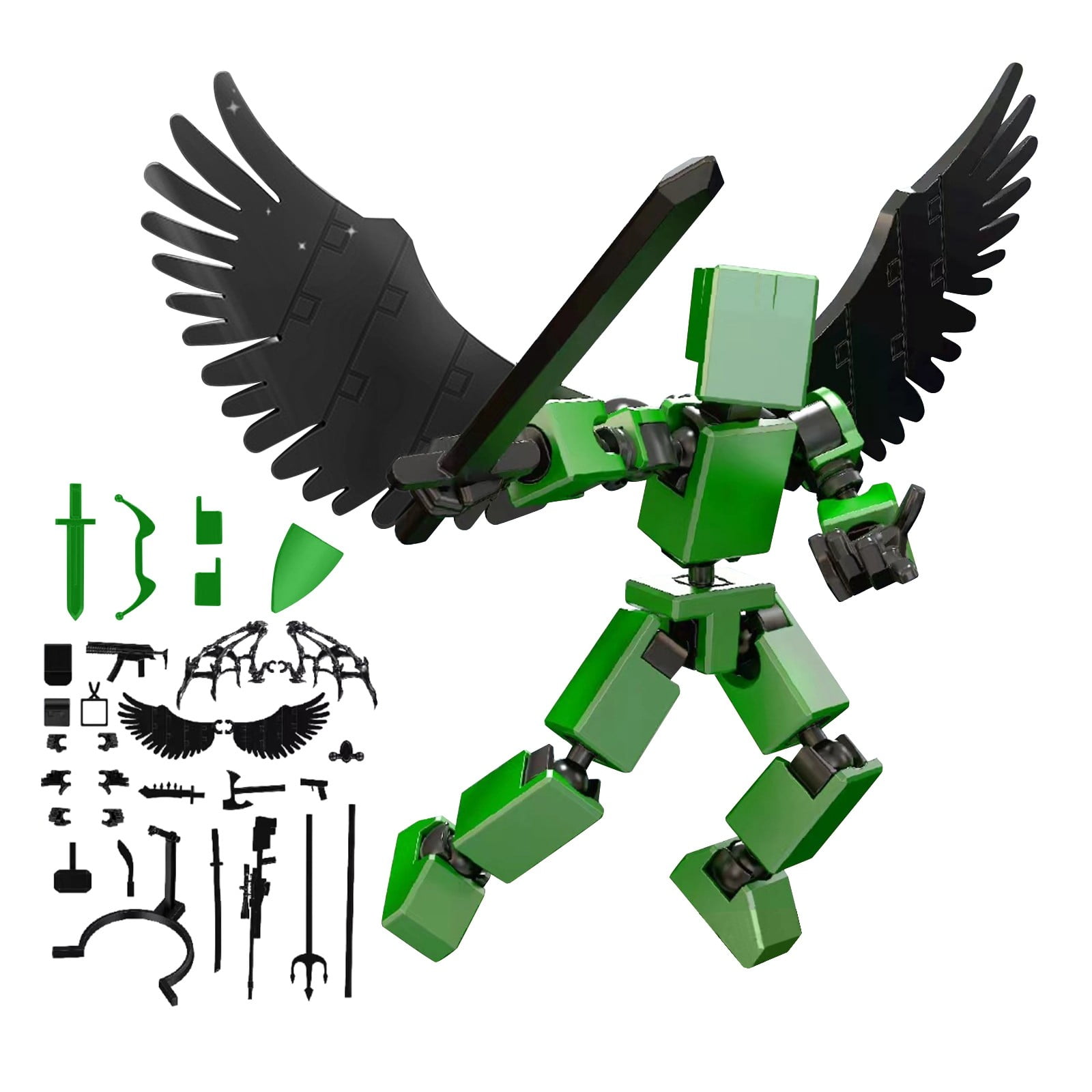 Action Figures Mini Hip Hop T 13 Action with Wings Rich Accessory ...