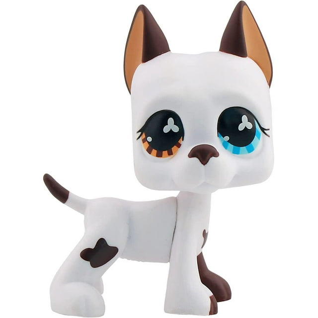 Action Figures Pet Great Dane Dog White LPS 557 - Unique Puppy with One ...