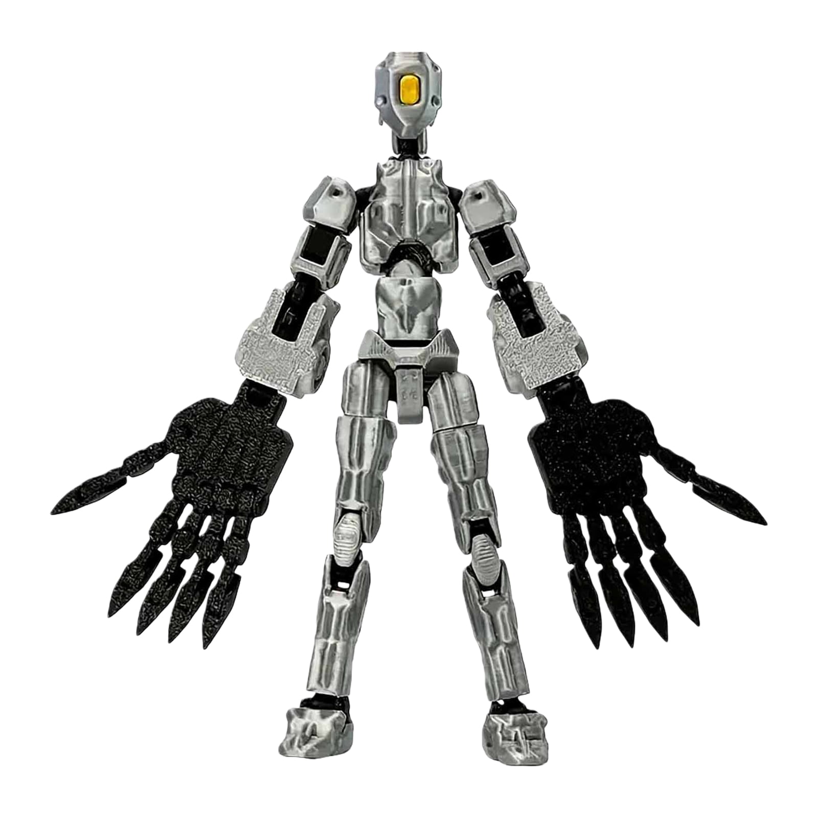 Action Figures Stick Robot Action Figure 3D Printed Robo Multi-Jointed ...