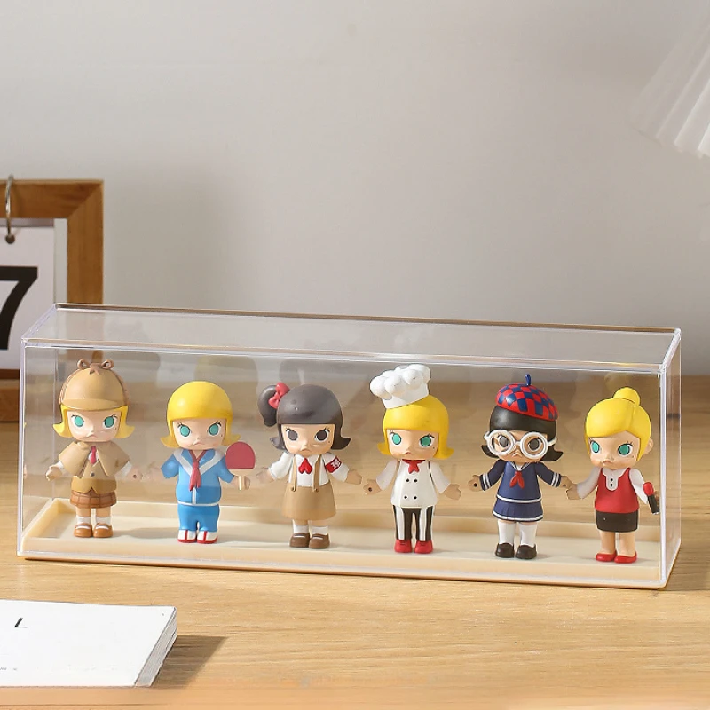 Action Figures Storage Box Portable Organizer Boxes Acrylic Transparent ...