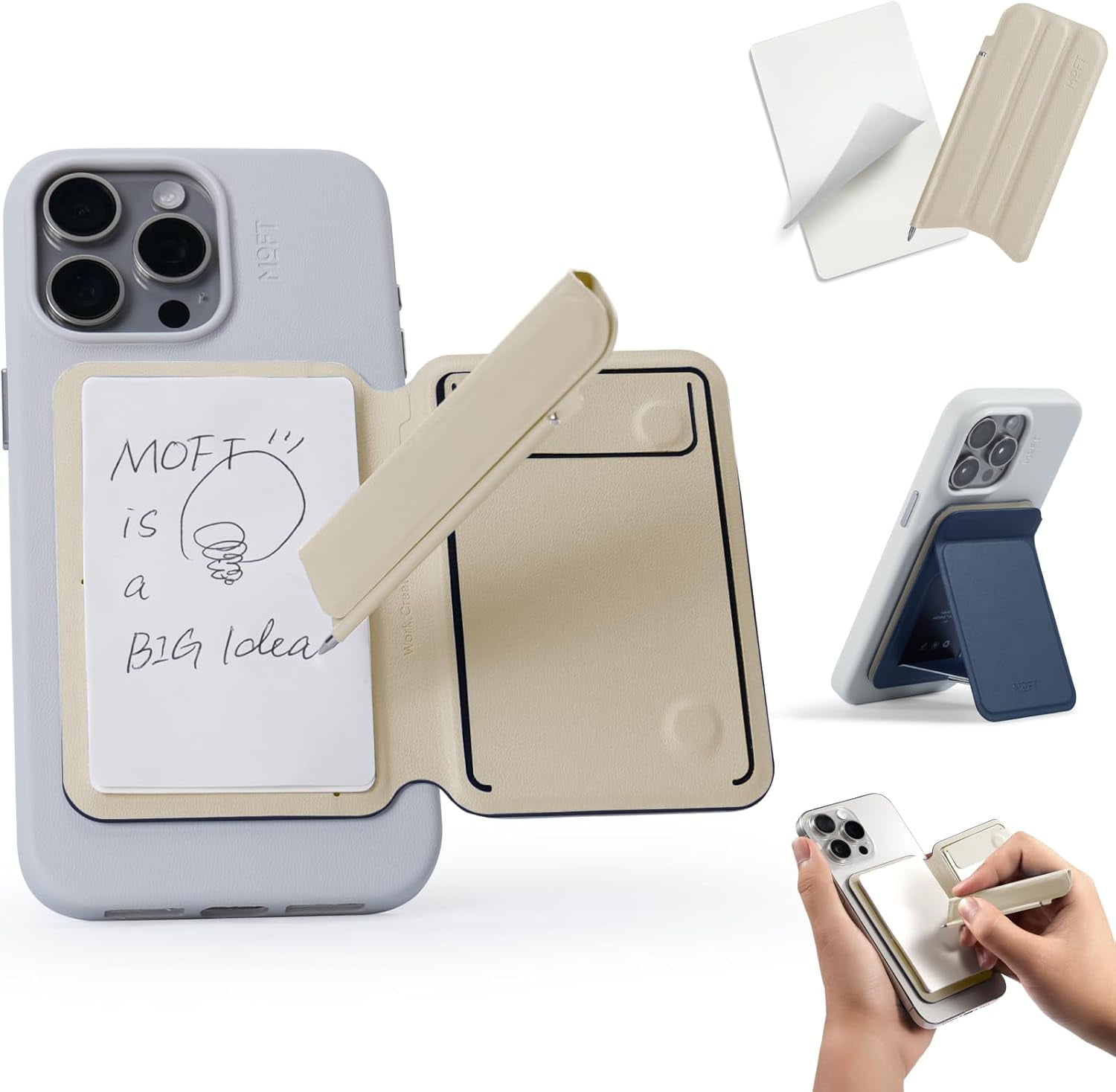 Action Inspiration MagSafe Phone Stand, Magnetic Notepad Stand ...