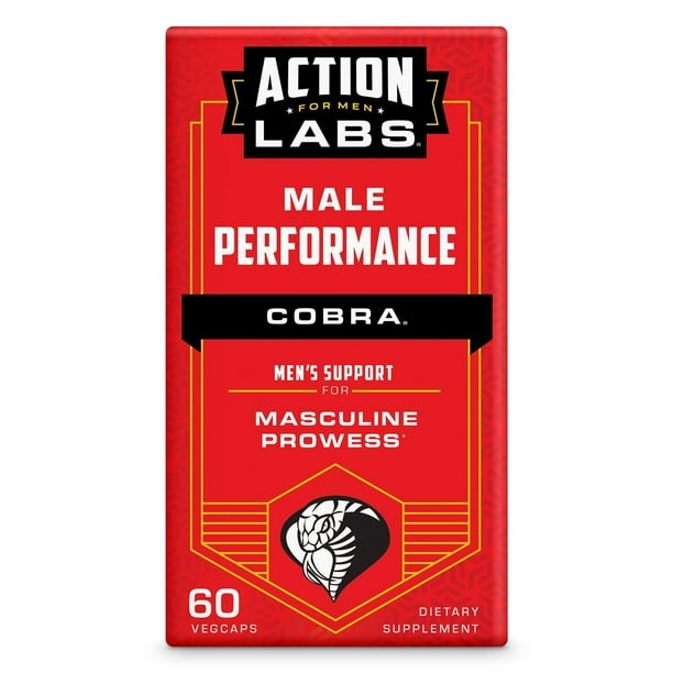 Action Labs Male Performance Cobra 60 Capsule - Walmart Business Supplies
