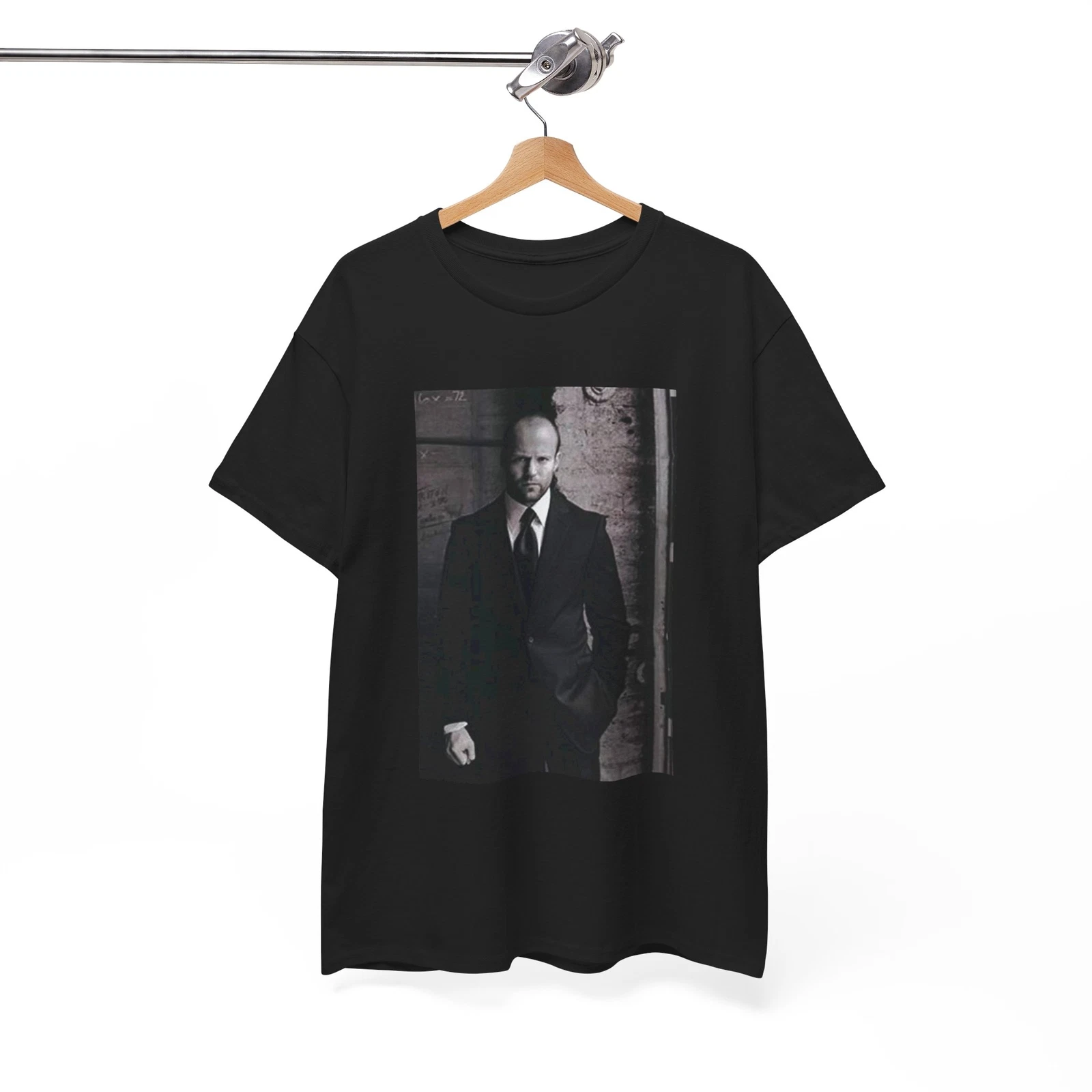 Action Movie Star Retro Jason Statham Tribute Graphic Design Unisex T ...