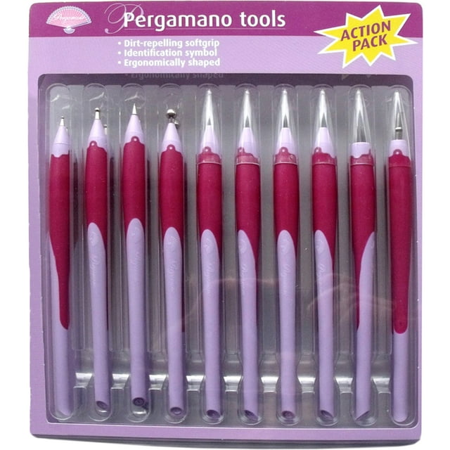 Action Pack Pergamano Tools 10/Pkg- - Walmart.com
