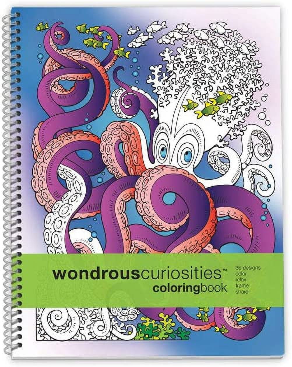 Action Publishing Coloring Book: Wondrous Curiosities· Unique and ...