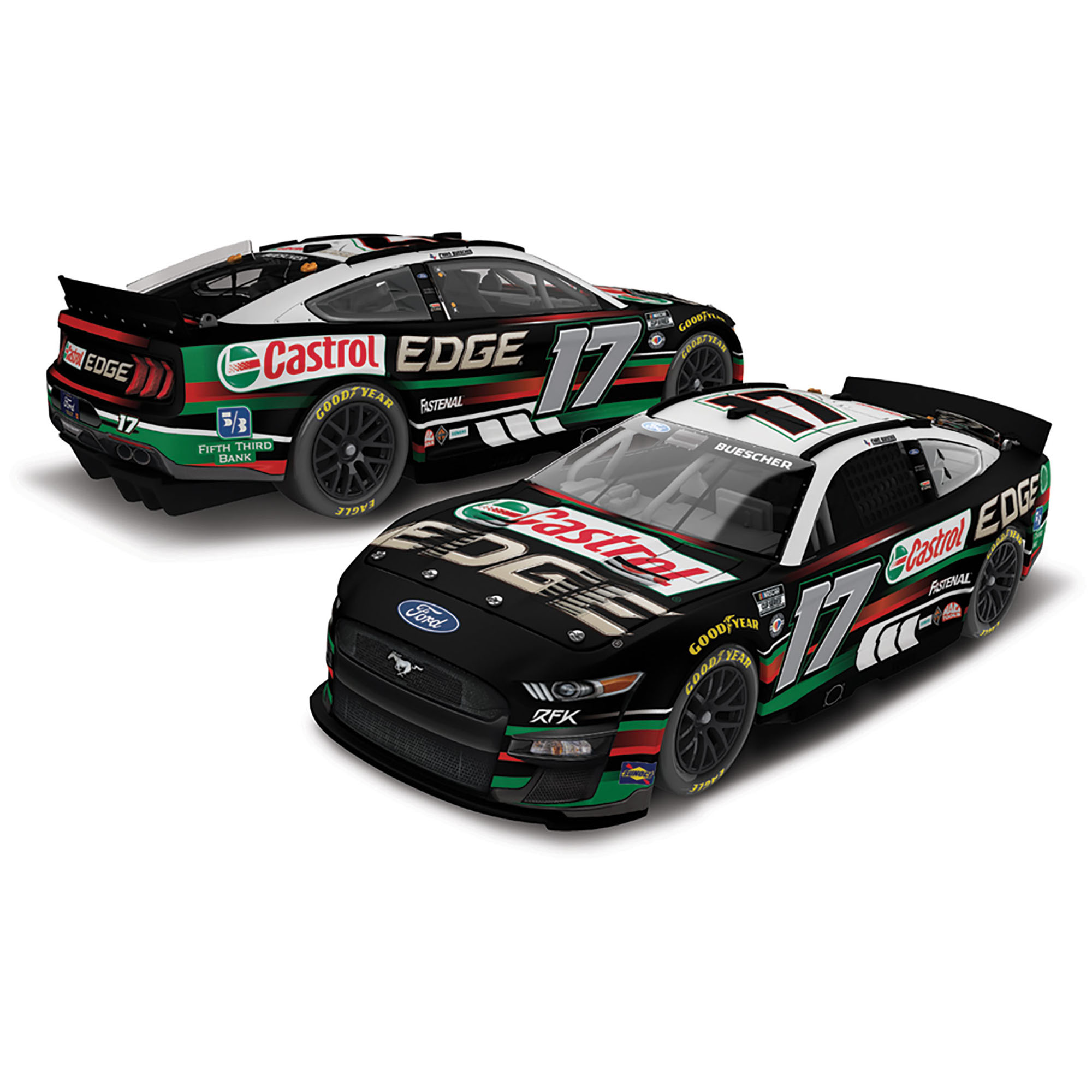 Action Racing Chris Buescher 2023 #17 Castrol Edge 1:64 Regular Paint ...