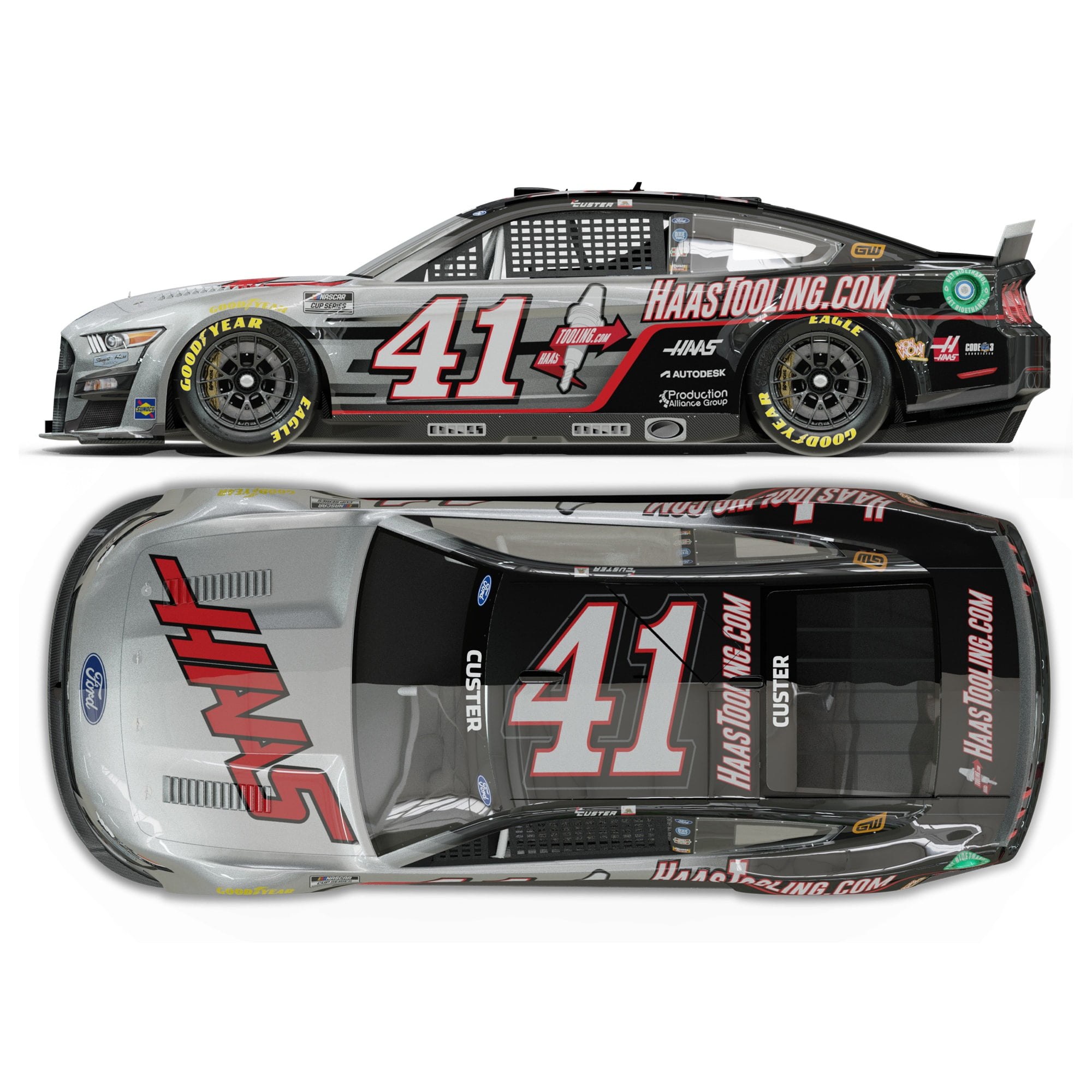 Action Racing Cole Custer 2022 #41 HAAS Automation 1:24 Regular Paint ...