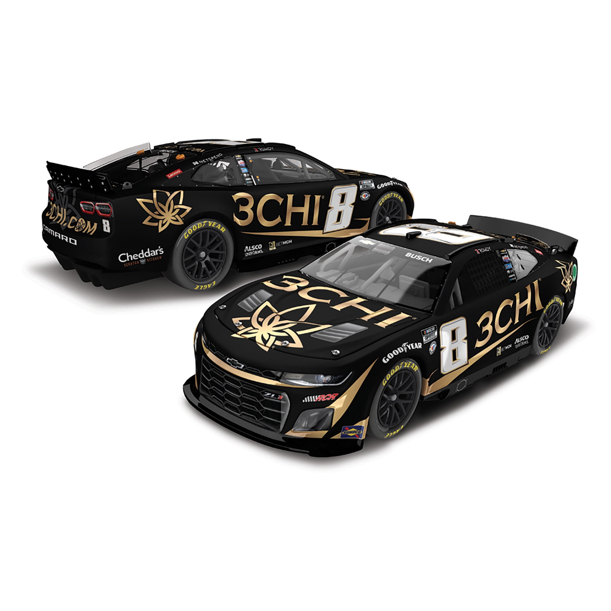 Action Racing Kyle Busch 2023 #8 3CHI 1:24 Regular Paint Die-Cast ...