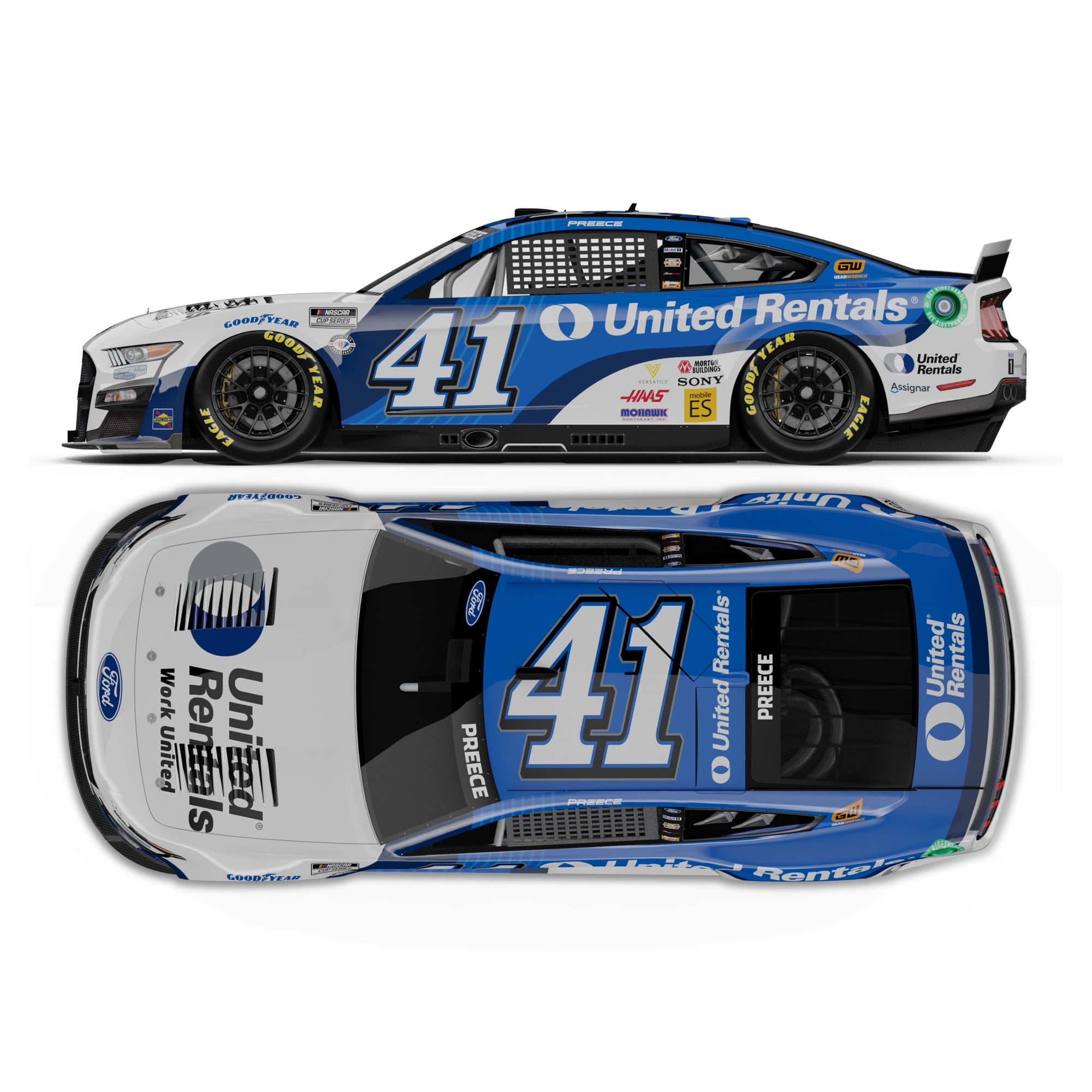 Action Racing Ryan Preece 2023 #41 United Rentals 1:64 Regular Paint ...