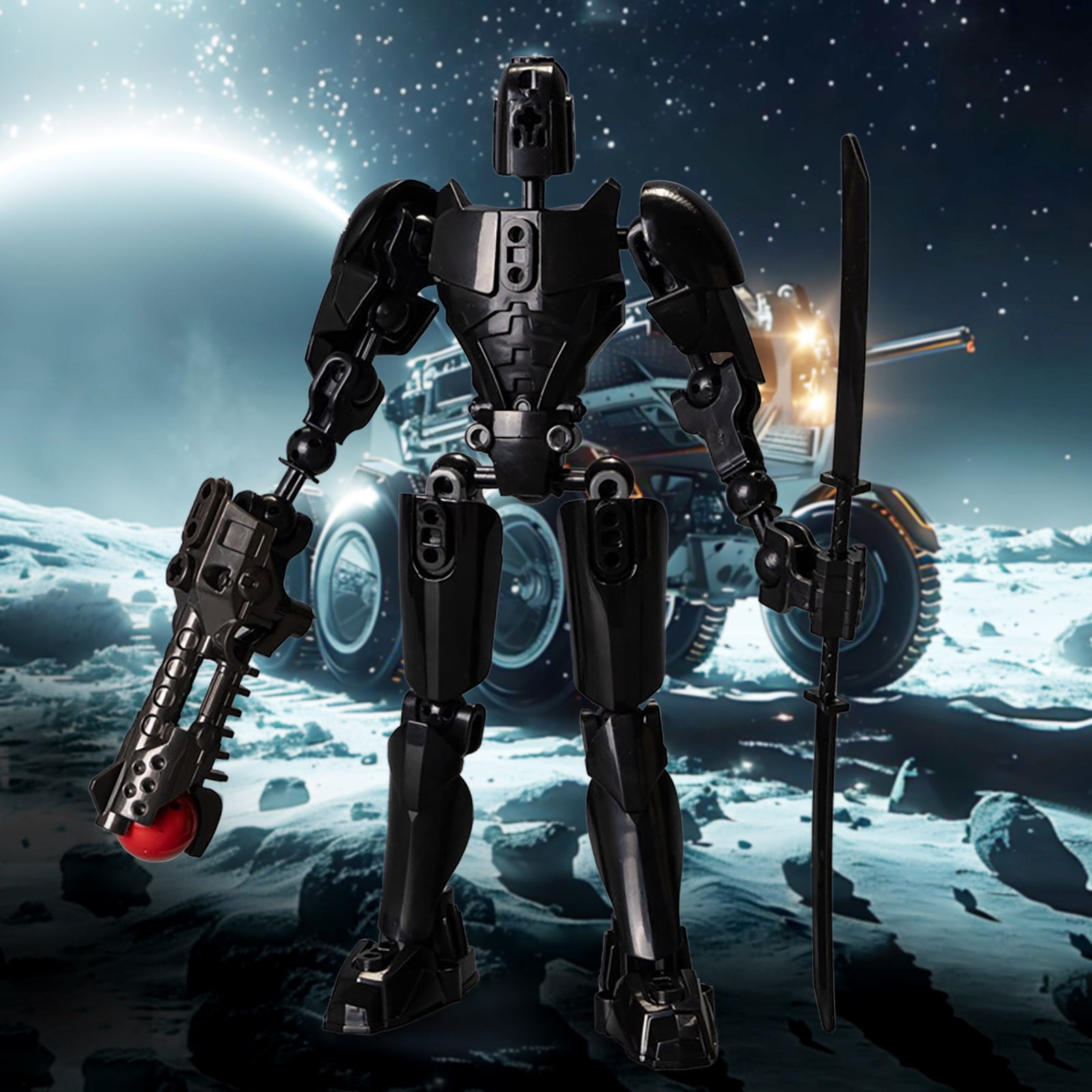 Action Robot Figure , Action Figures Toy for Kids, Robot Multi-Jointed ...