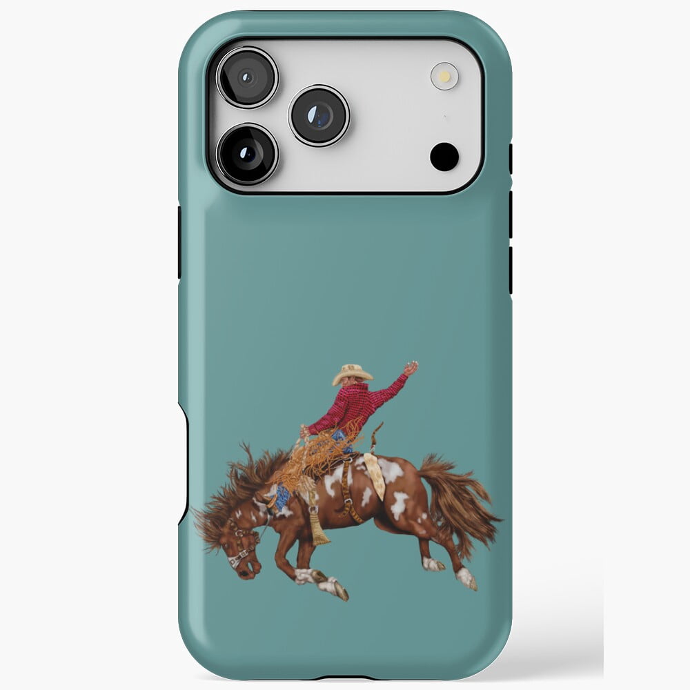Action Rodeo Cowboy Horse Rider ToughPhone Case for iPhone 11 through ...