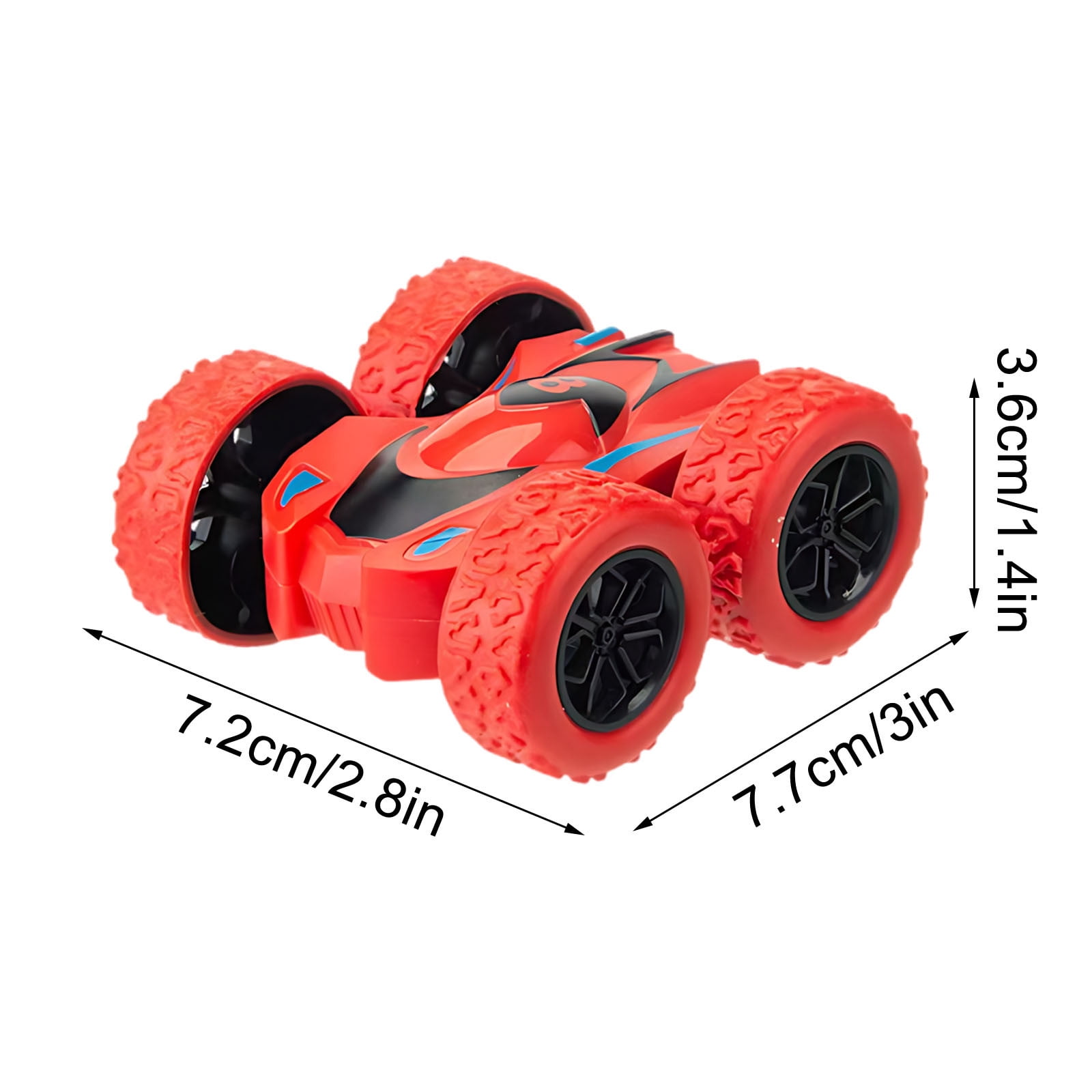 Action Scenario Dual-Side Stunt Car Inertia Powered Off-Road Vehicle Bidirectional Glide Motion ...