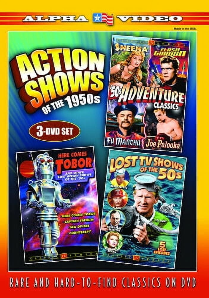 Action Shows of the 1950s (DVD), Alpha Video, Action & Adventure ...