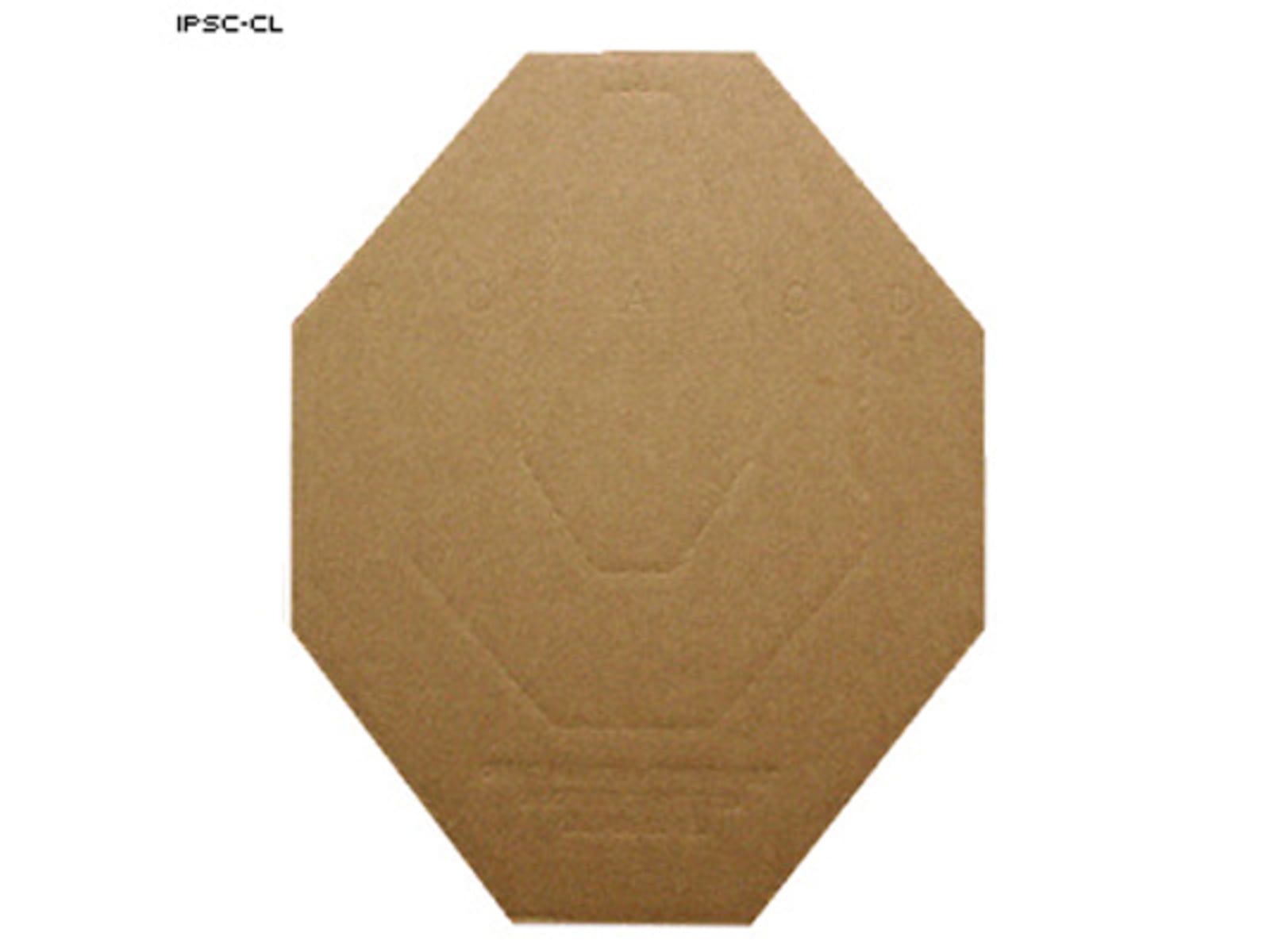 Action Target IPSC Classic Cardboard Target 100 Per Case, Brown/White ...