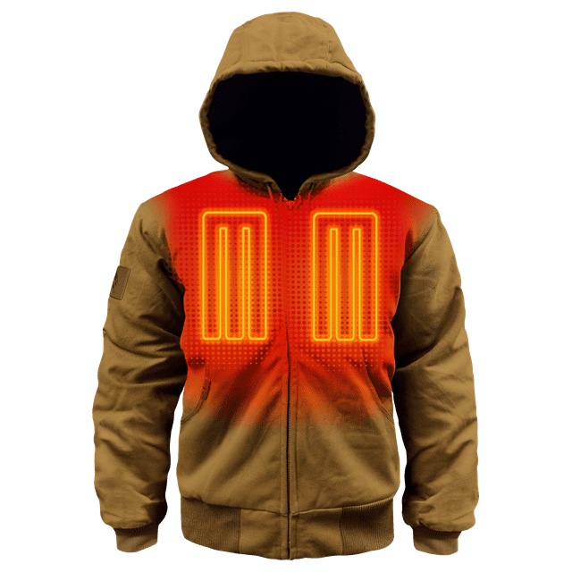 ActionHeat 5V Battery Cordless Heavy-Duty Heated Work Jacket for Men ...