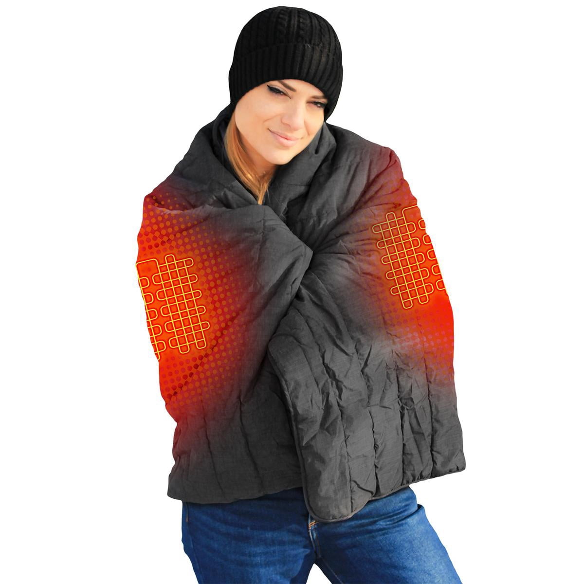 ActionHeat 7V Battery Operated Cordless Electric Heated Throw Blanket ...