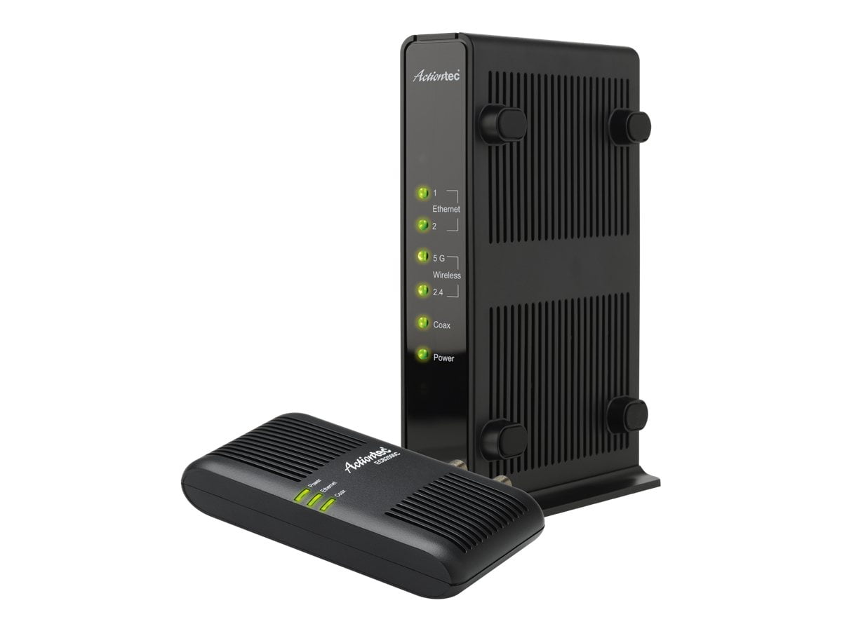Actiontec WCB3000N Wireless Network Extender with MoCA and Gigabit ...