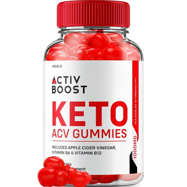 Activ Boost Keto ACV Gummies, 1000MG, Metabolism Booster, Vitamin B12 ...