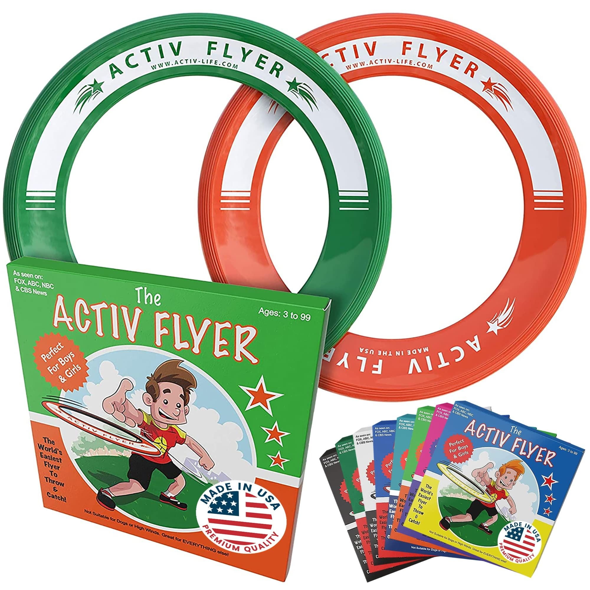 Activ Life Flying Discs for Kids, Lightweight, Durable, Aerodynamic ...