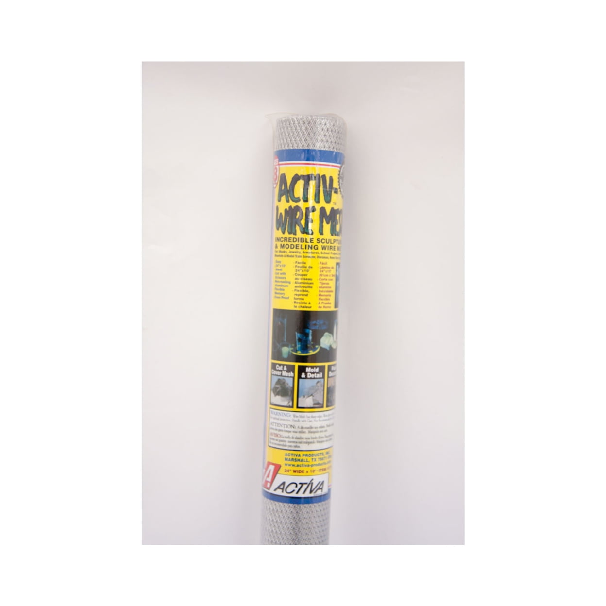 Activ-Wire Craft Roll, Non-Rusting Mesh for Sculpting, 24" x 10 ...