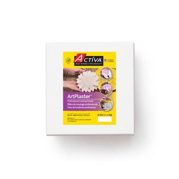 Activa API283 25 lbs Art Plaster Professional Casting Plaster Mix ...