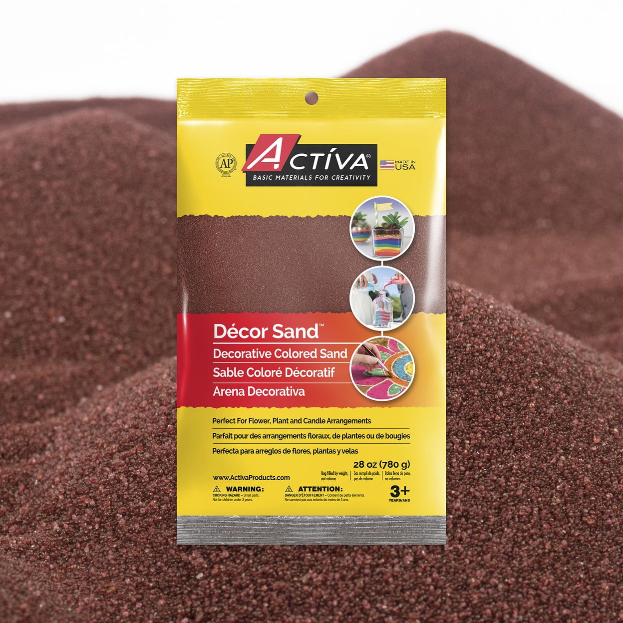 Activa Decor Sand 28oz-Cranberry - Walmart.com
