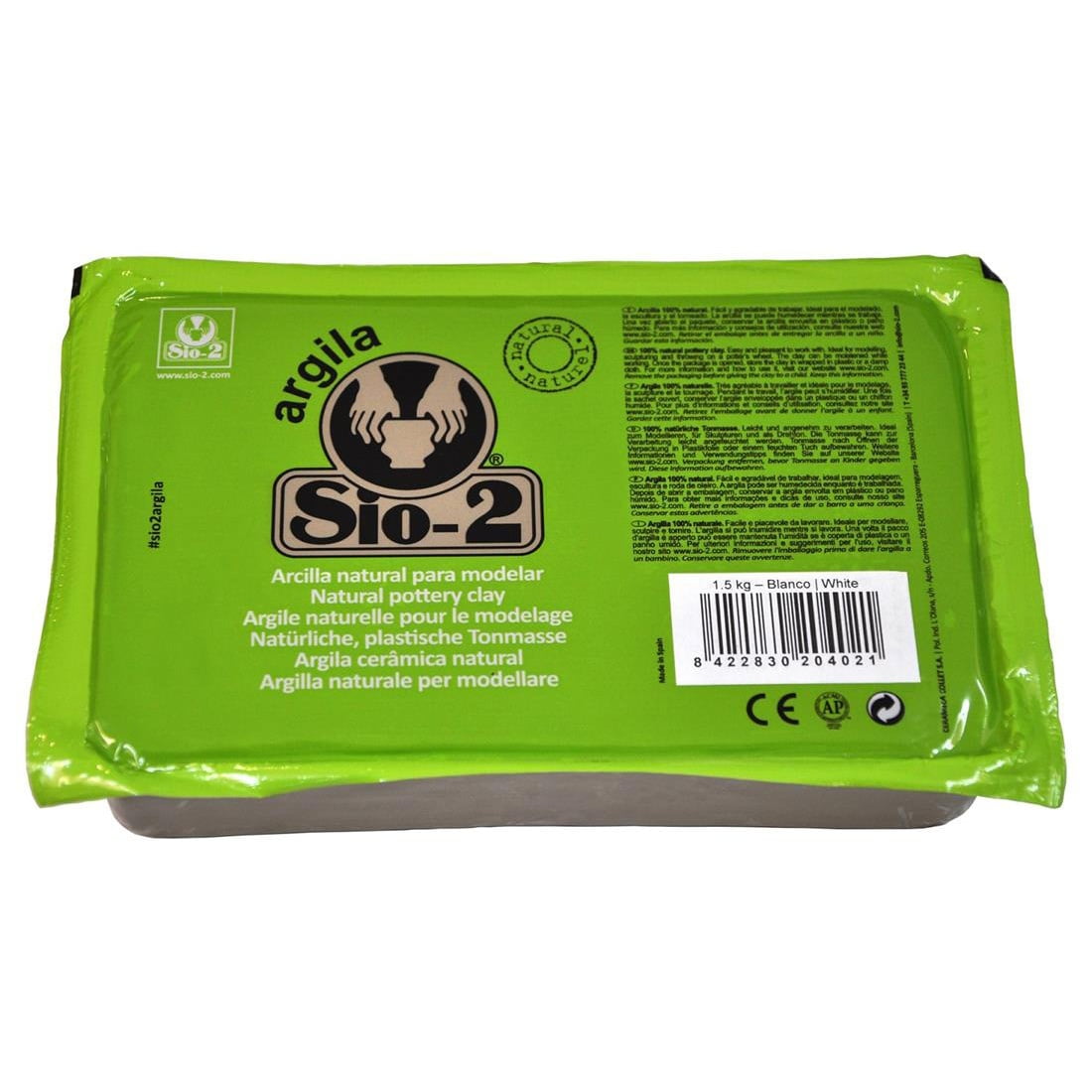 Activa SIO-2 Argila Modeling Clay 2.2lb-White - Walmart.com