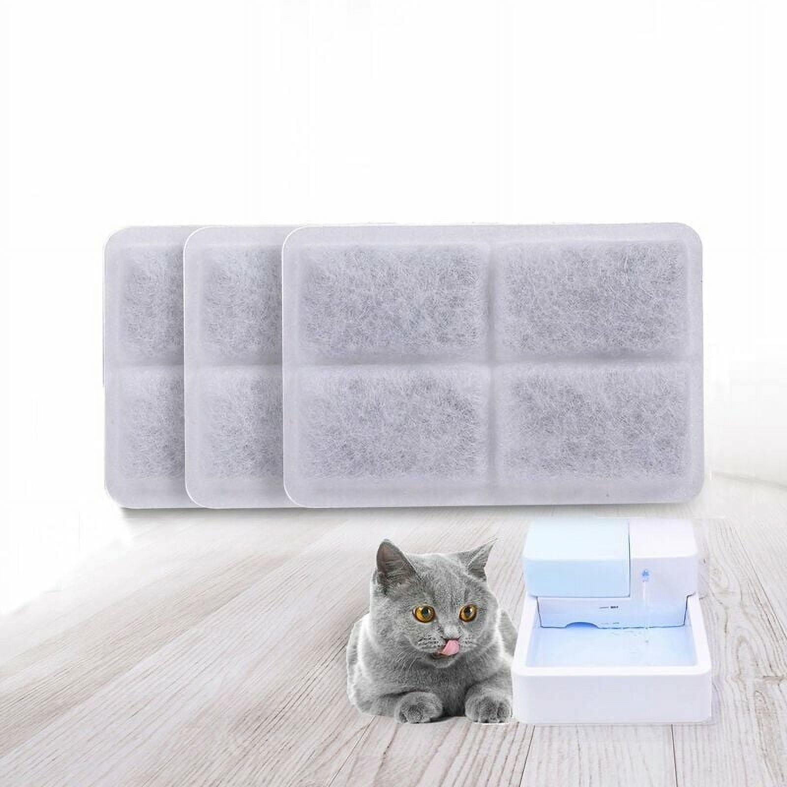 Activated Carbon Pet Fountain Filter, 3Pcs Ultra Fine Grain Coal ...