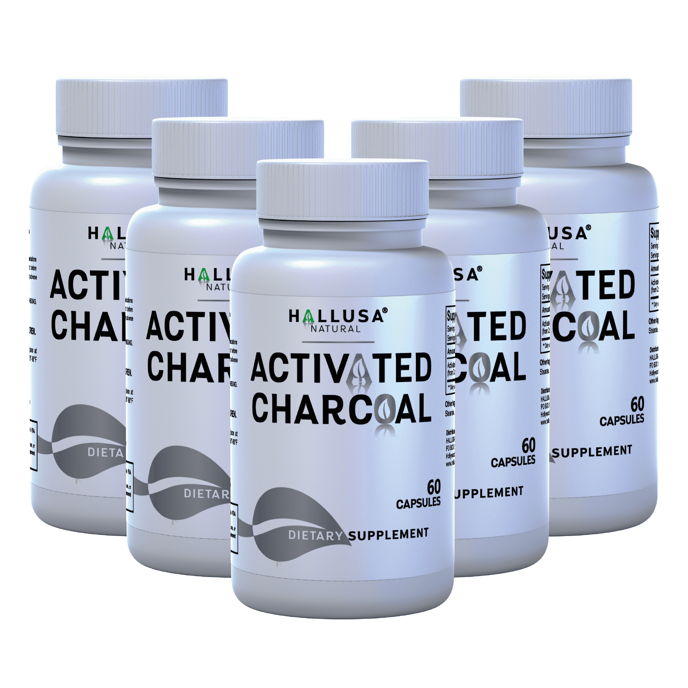 Activated Charcoal - 2600 mg Highly Absorbent - Gas & Bloating - Detox ...