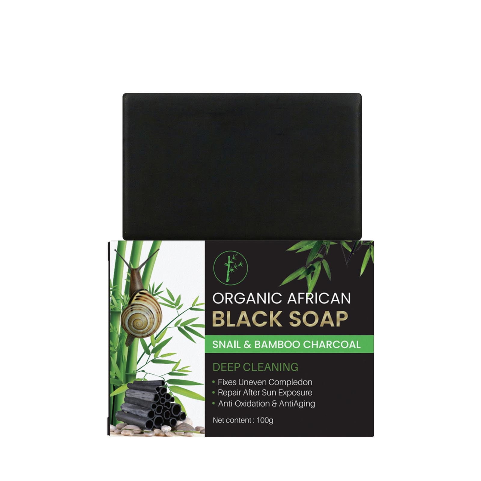 Activated Charcoal Soap Bar, Natural Facial Cleanser, Vegan Formula ...