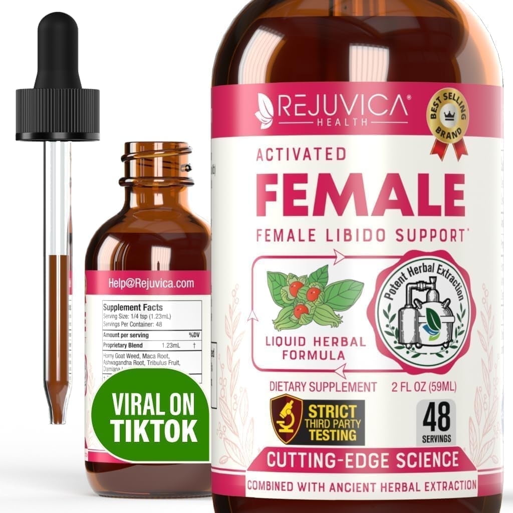 Rejuvica Activated Female - Female Libido Support with Horny Goat Weed ...