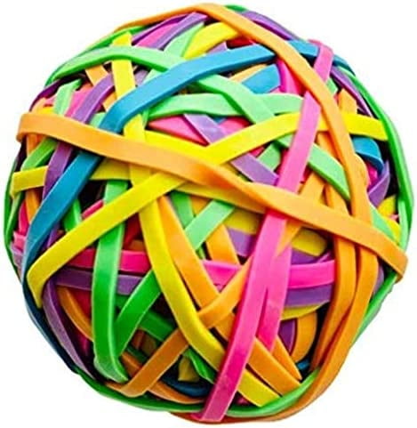 Activave Round Ball Rubber Band Elastics 150g Colorful Rubber Bands ...
