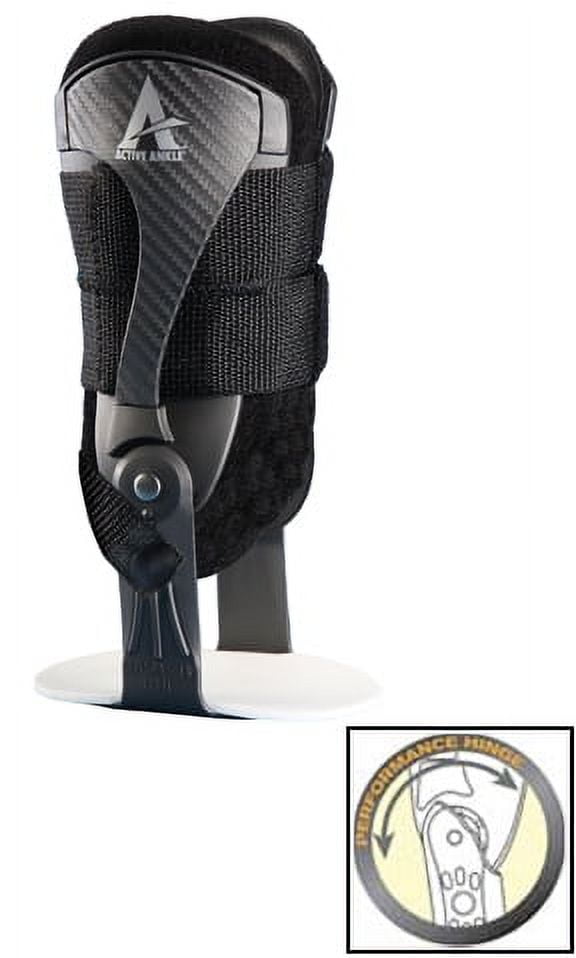 Active Ankle Volt Rigid Ankle Brace, Black, Medium HSA/FSA Eligible ...