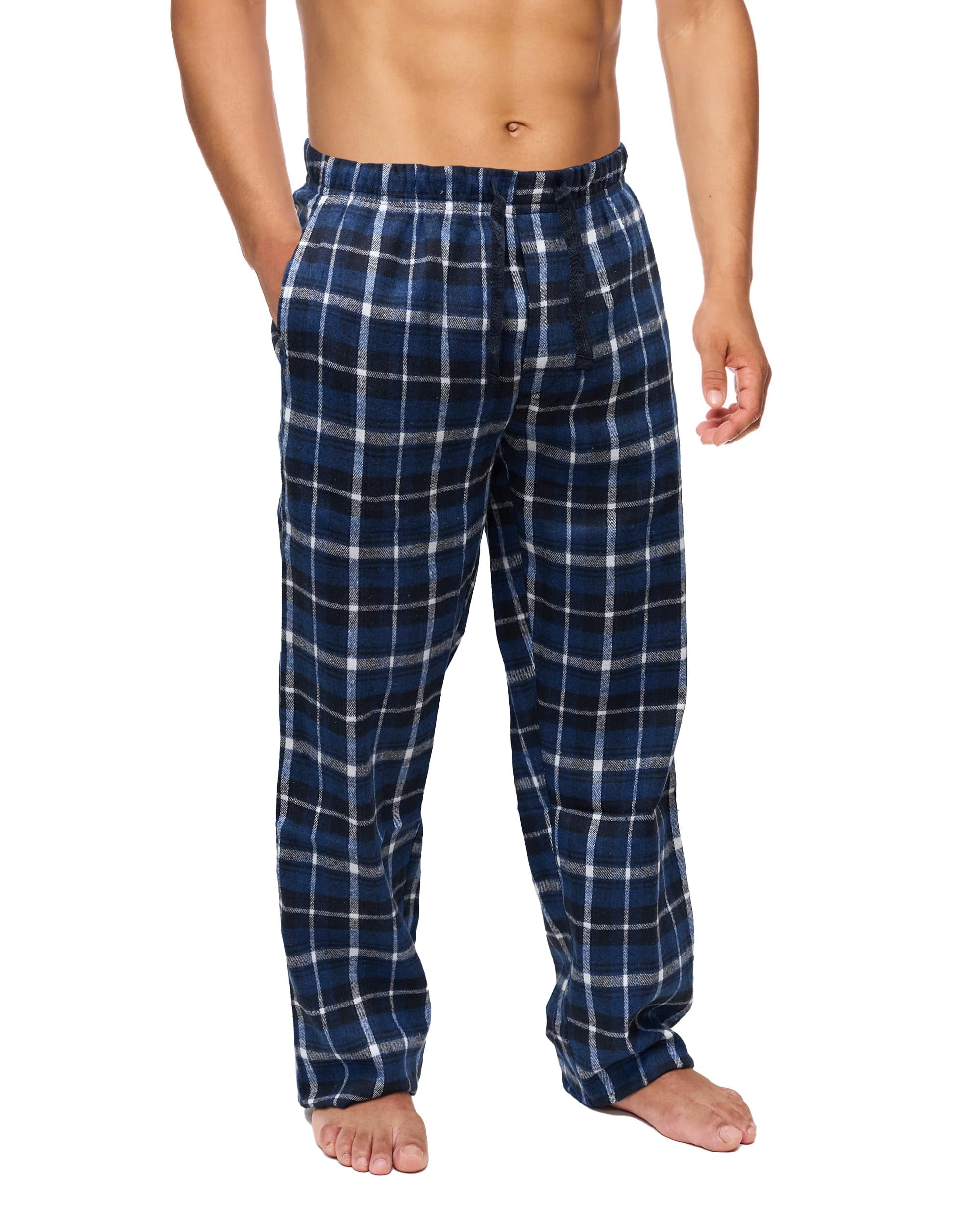Active Club Men’s Flannel Pajama Pants – Soft Sleep & Lounge Pants with ...