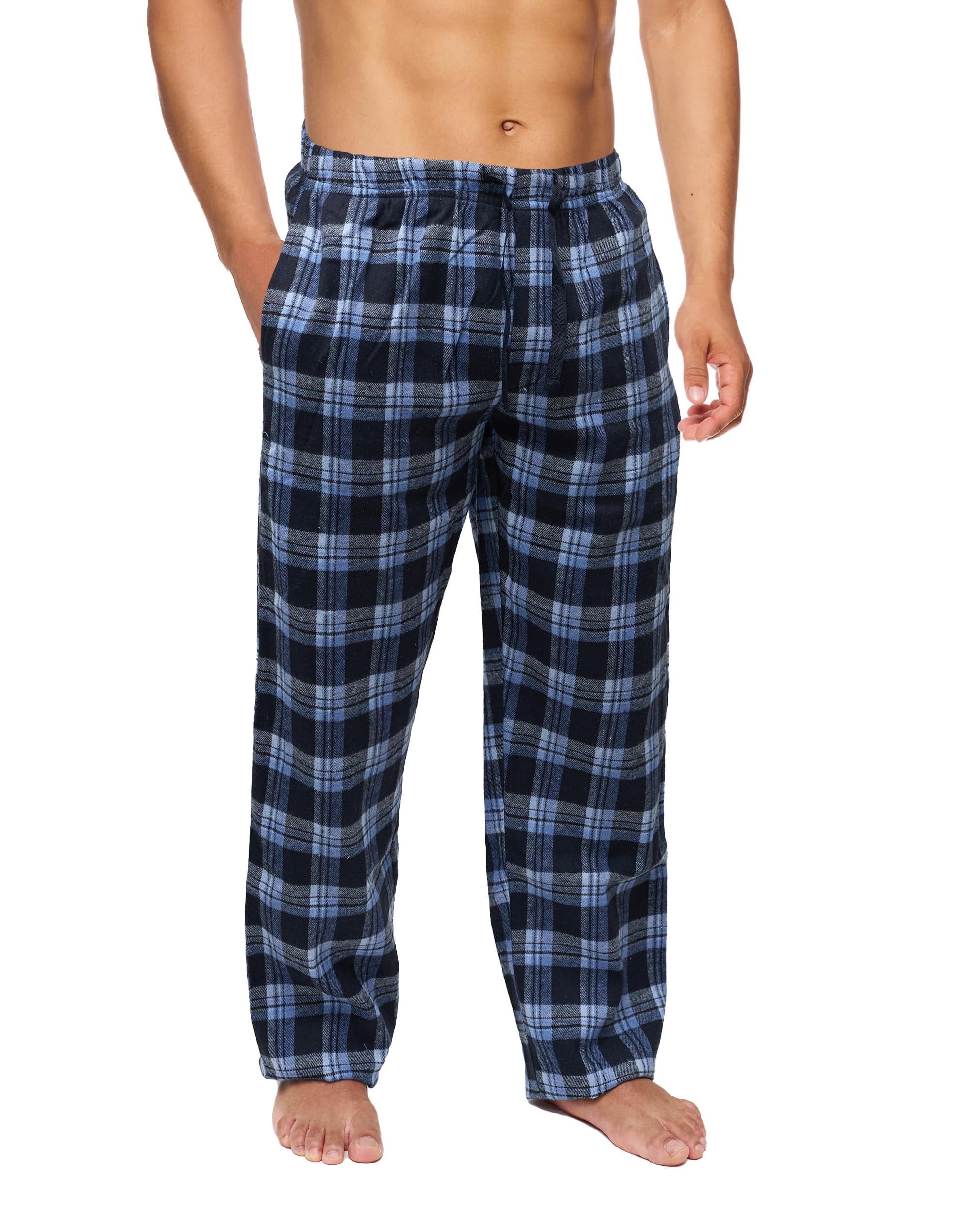 Active Club Men’s Flannel Pajama Pants – Soft Sleep & Lounge Pants with ...